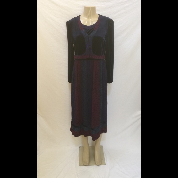 karin stevens | Dresses | Karin Stevens Size 2p Floral Print Midi Dress ...